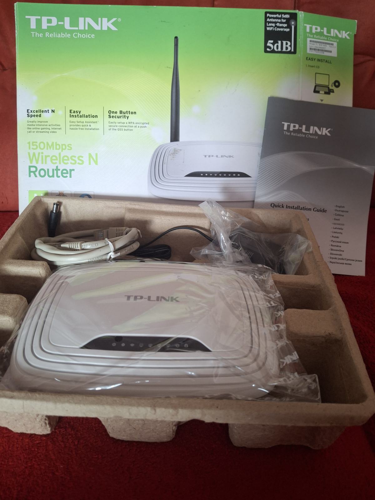 TP LINK Wireless N Router TL-WR740N