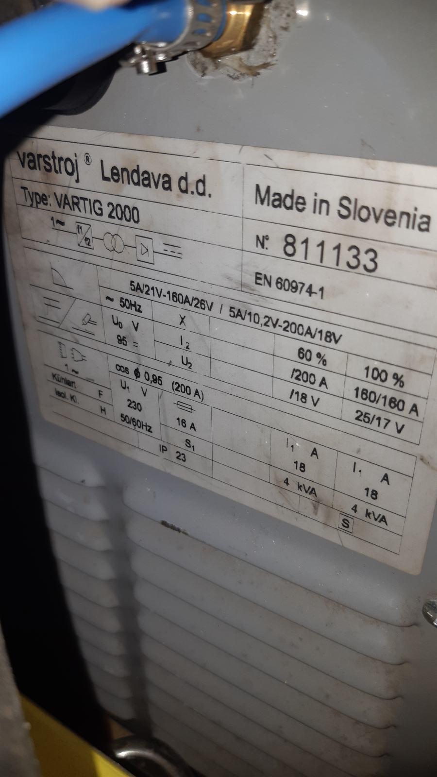 Tig dc varstroj