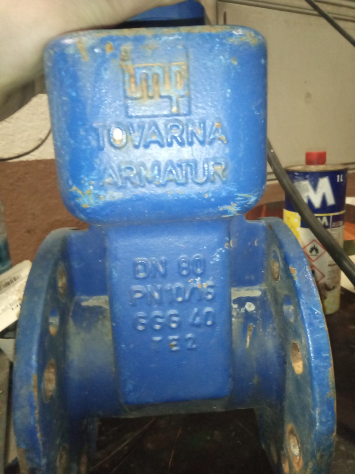 VENTIL DN80 ter VODOMER DN50