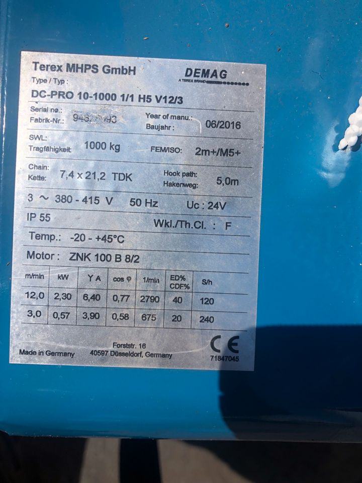 DEMAG DC Pro 10-1000 1/1