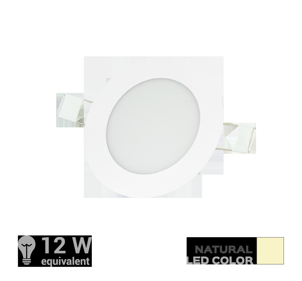 LED PANEL DIGITLIGHT OKROGLO VGRADNO SVETILO - PL85RN / 3W, LED RAZSVE