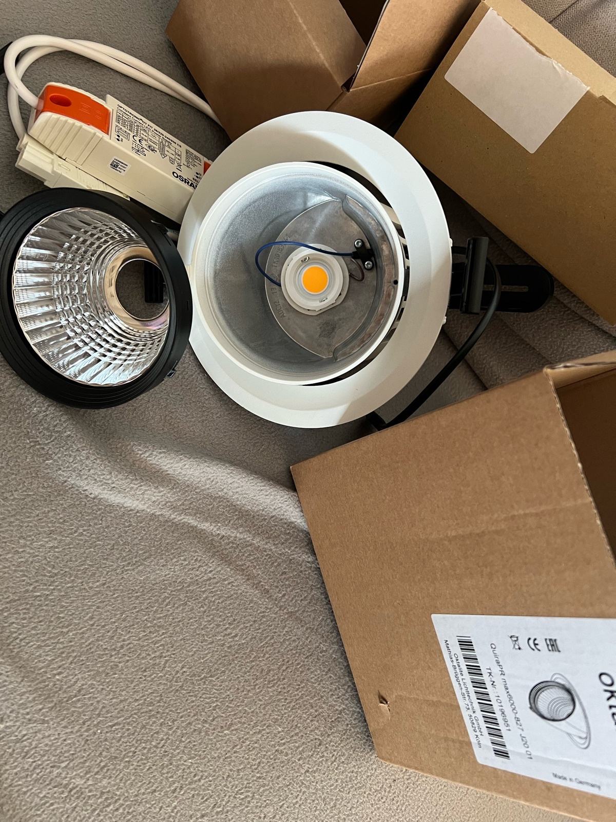 oktalite Quira plus vgradna pomična LED luč 60V