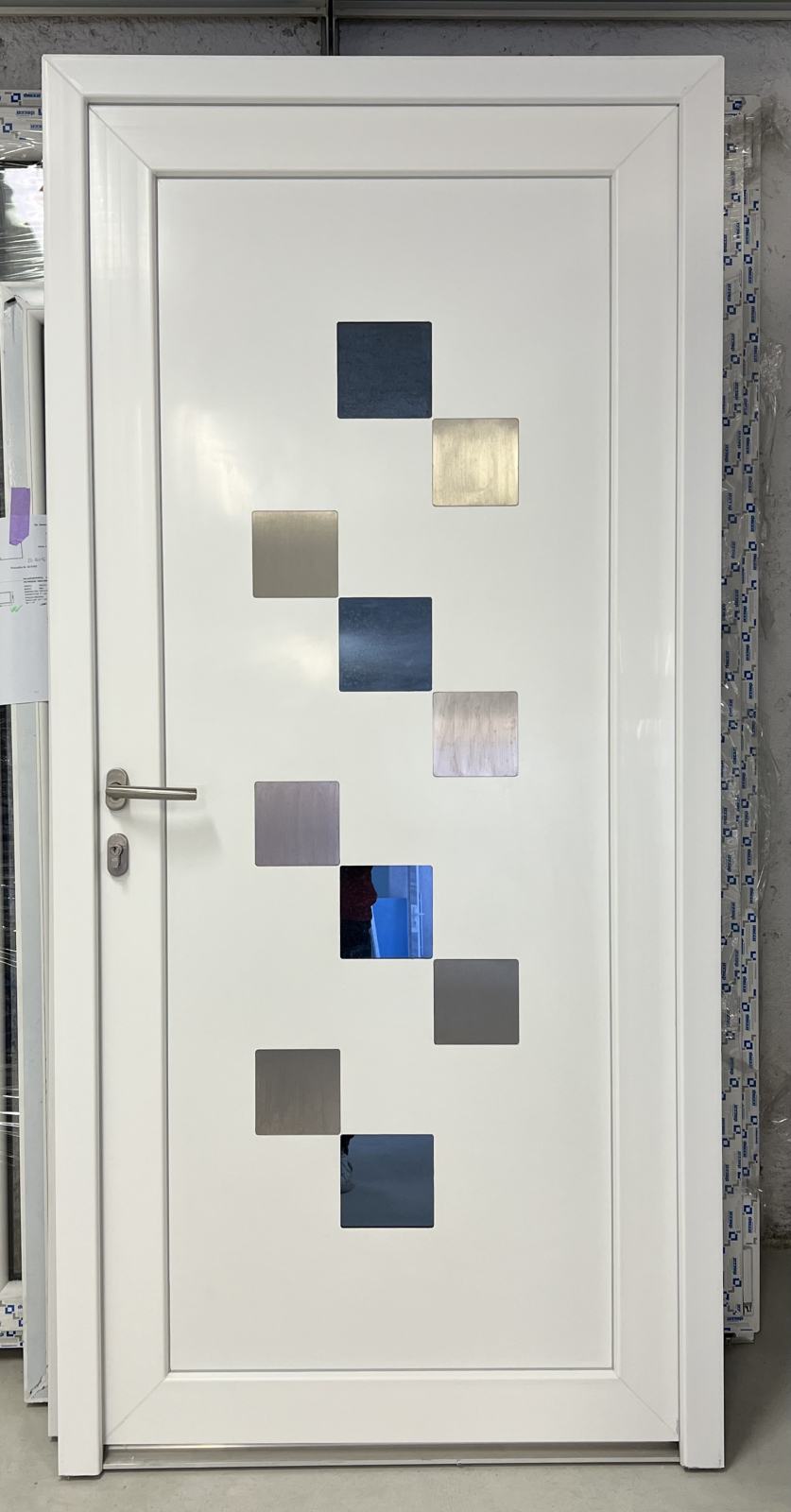 NOVO!1000x2100 PVC VRATA DECCO / BELA / S KLJUKO