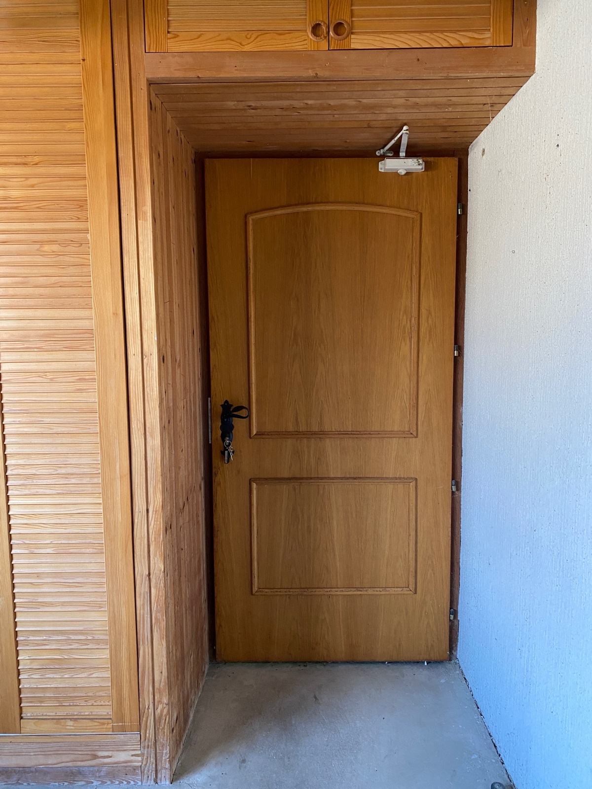 masivna vhodna vrata in podboj hrast les 204x96cm