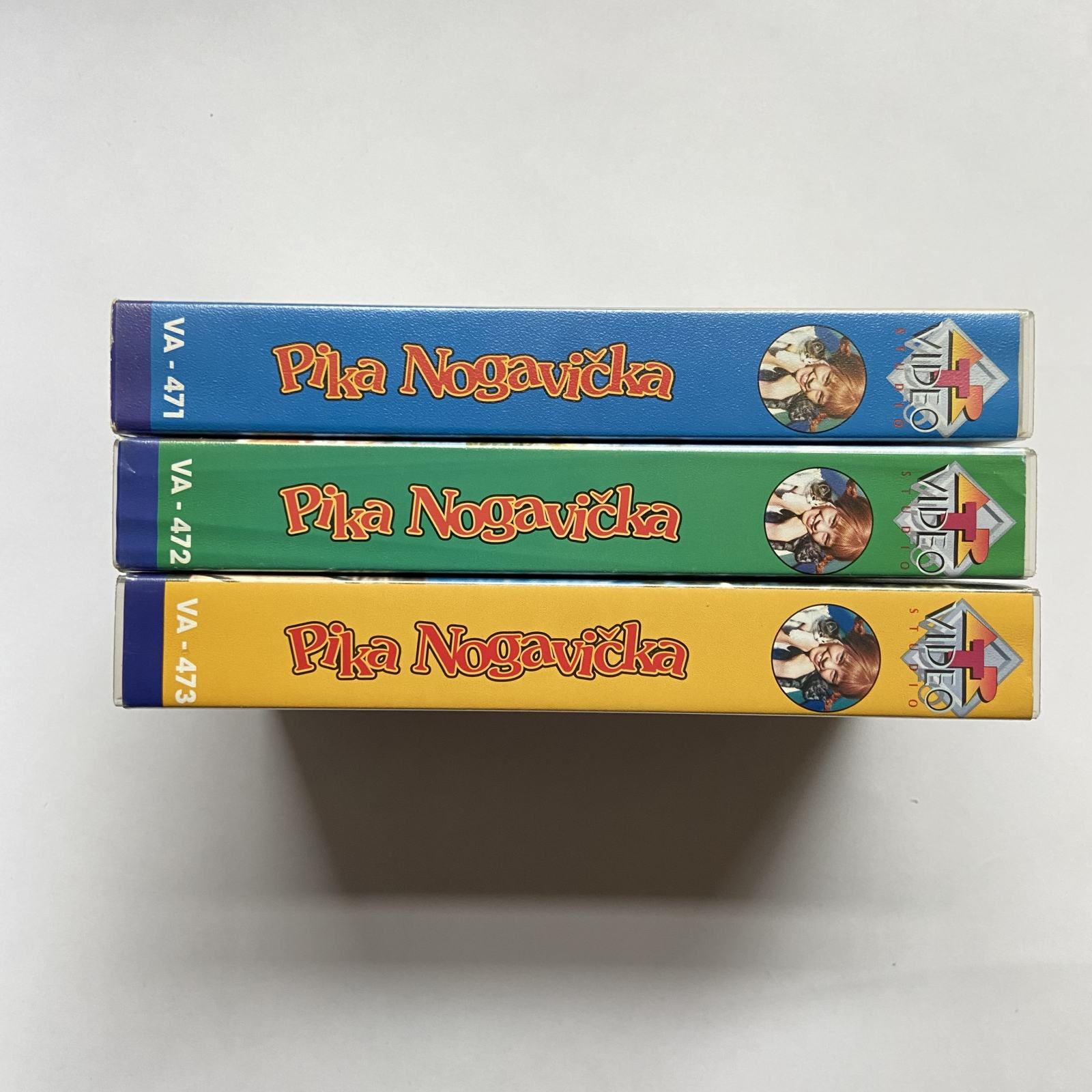 Pika Nogavička KOLEKCIJA VHS 3 DELI / Jiggy Vinyl