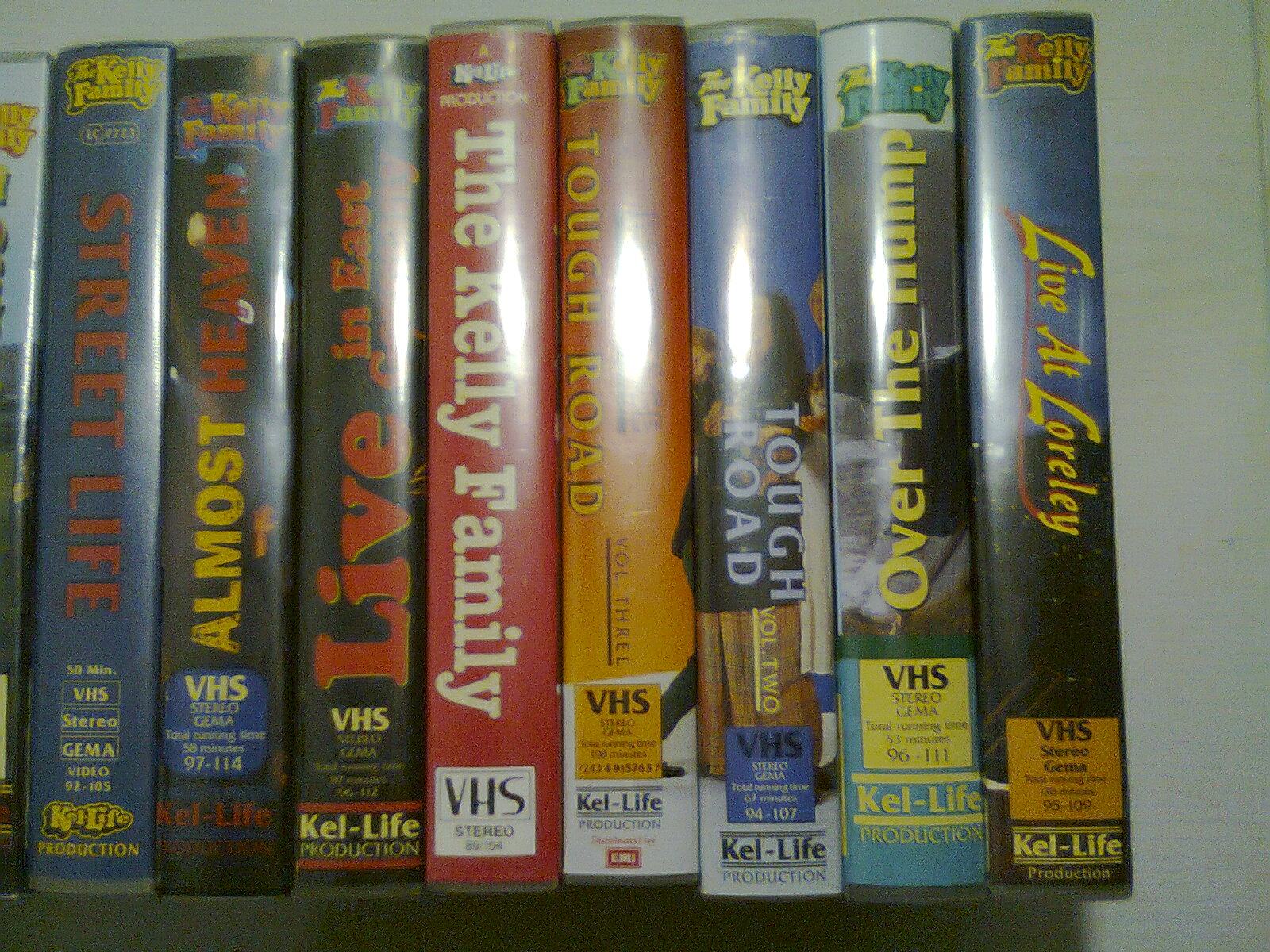 VHS videokasete razglednice KELLY FAMILY