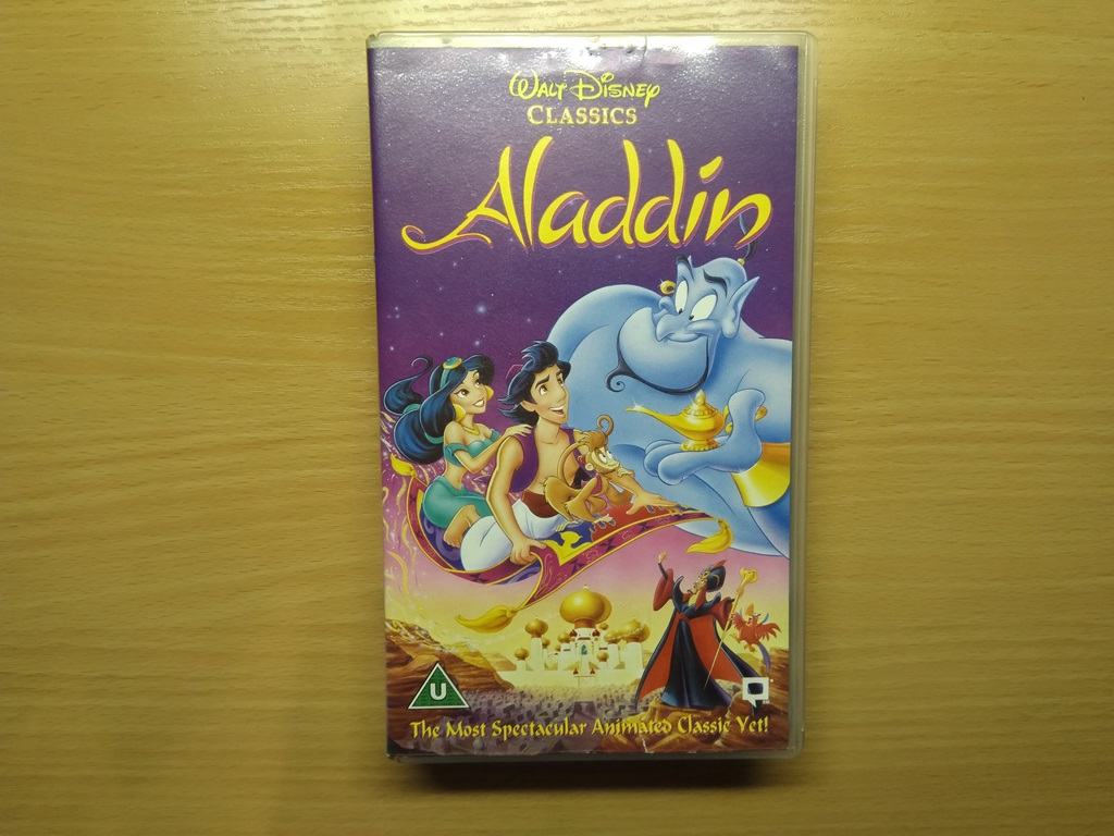WALT DISNEY -ALADDIN- vhs