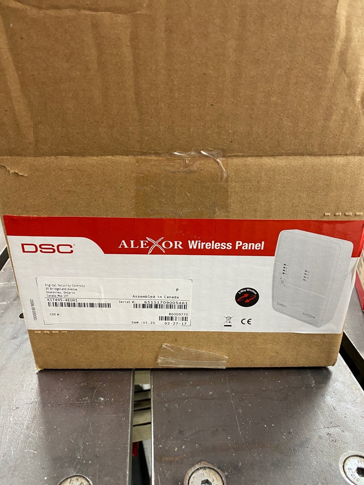 DSC Alexor, brezžični alarm