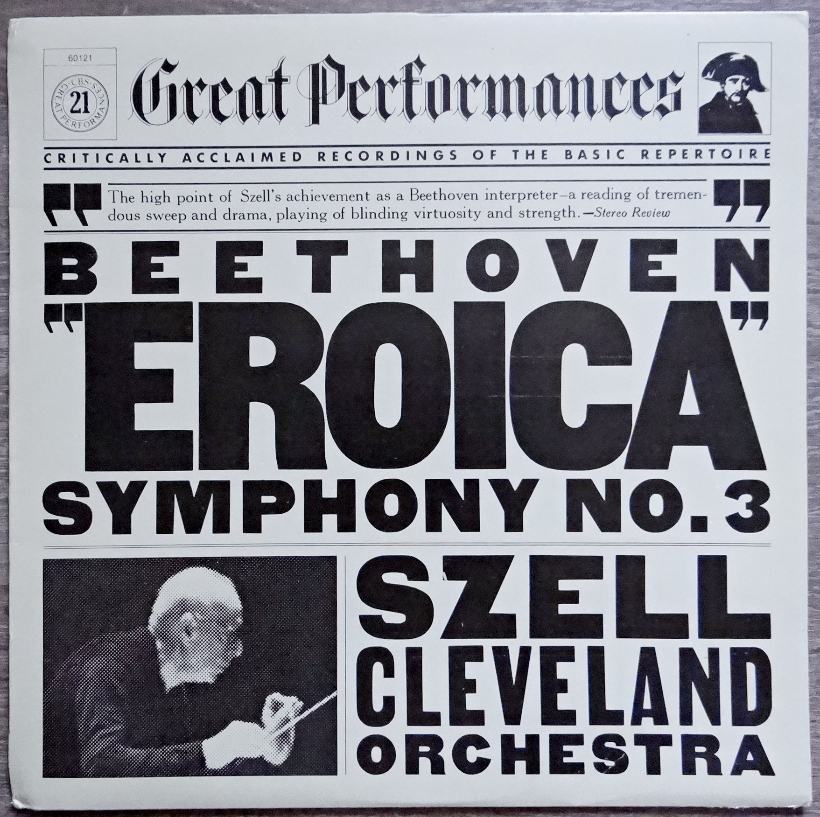 Beethoven - Szell, The Cleveland Orchestra – Eroica Symphony (LP)