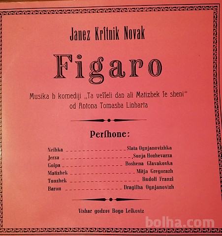 Janez Krstnik Novak - Figaro