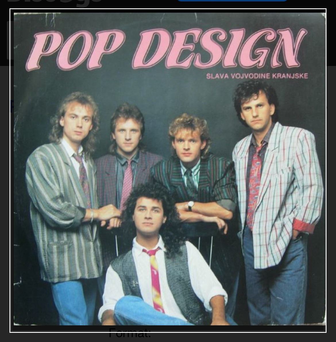 Kupim lp ploščo Pop Design