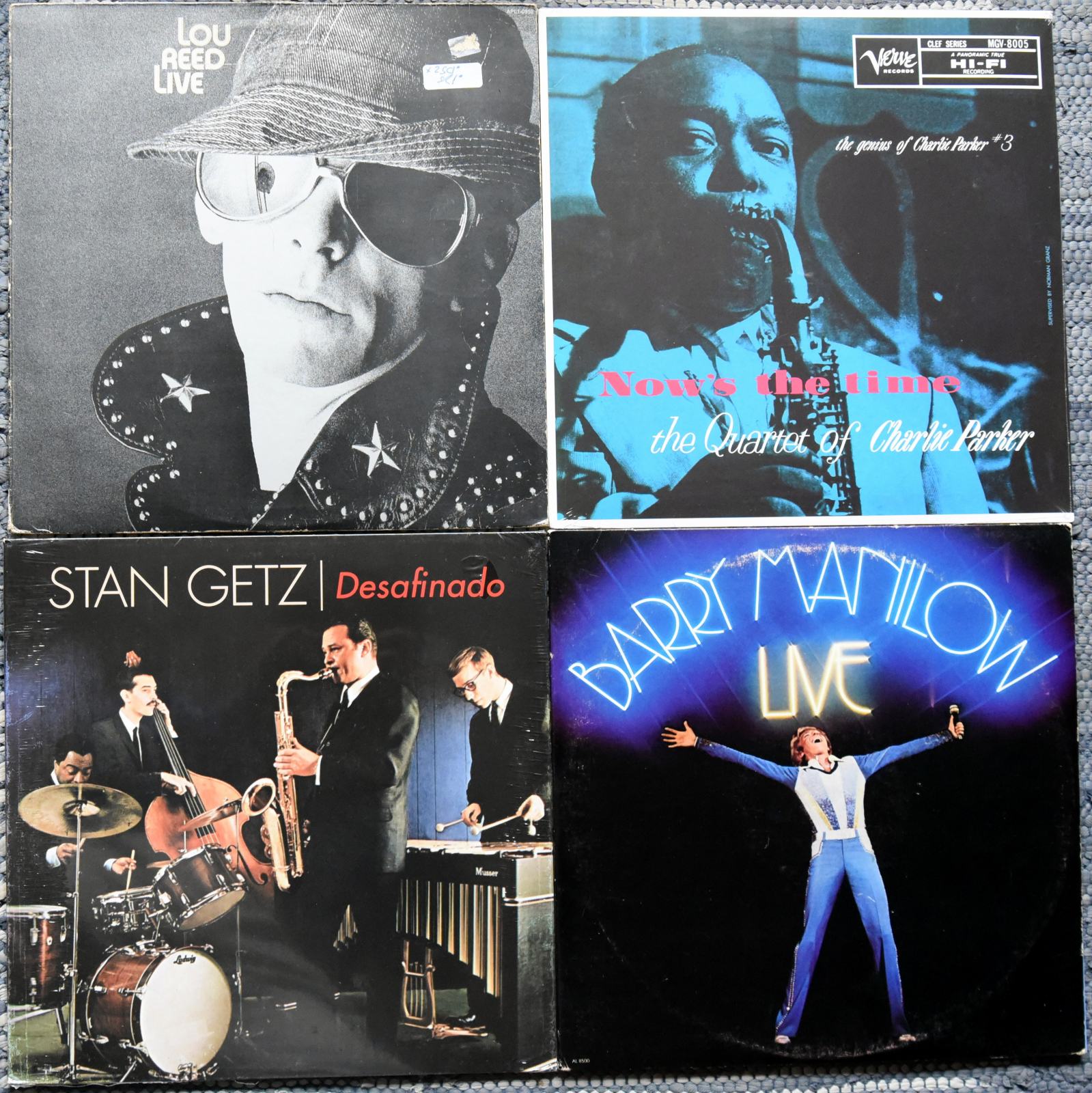 Lou Reed Charlie Parker Stan Getz Peter Frampton Whitesnake Oldfield