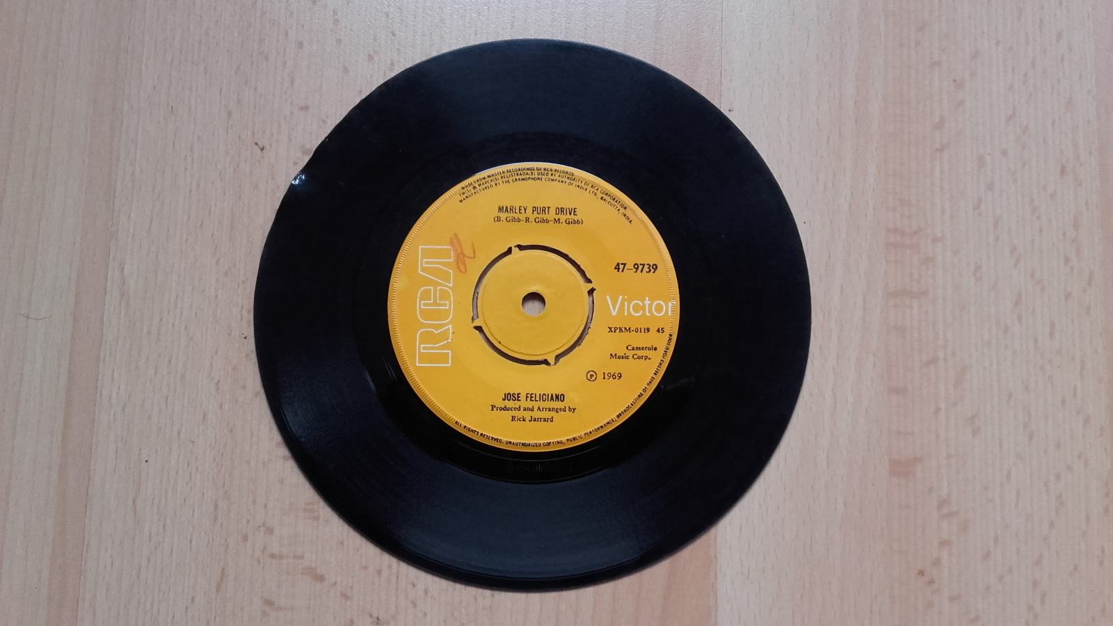 Mala plošča.Jose Feliciano.Old Turkey buzzard,Marley purt drive