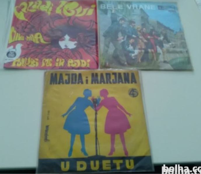 Male vinil plosce, Mladi levi,Bele vrane, Marjana+Majda
