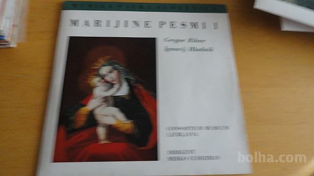 MARIJINE PESMI 1 MUSICA SACRA SLOVENICA 1972