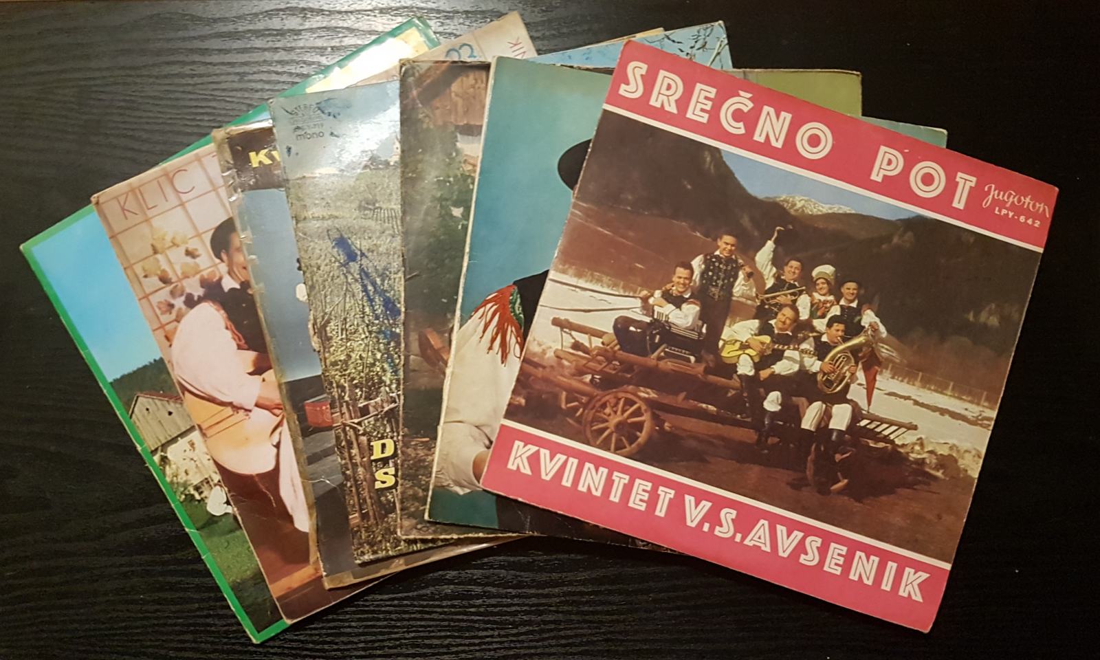 Vinil plošče Avseniki in Ansambel Lojzeta Slaka