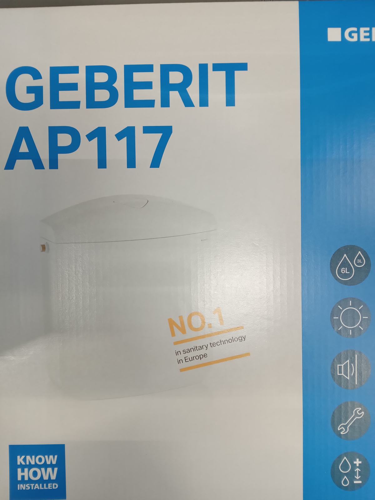 WC KOTLIČEK GEBERIT AP 117