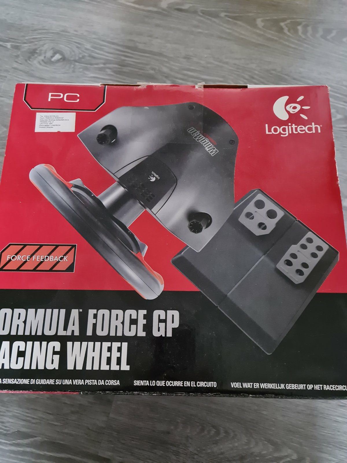 Logitech Formula Force GP PC volan