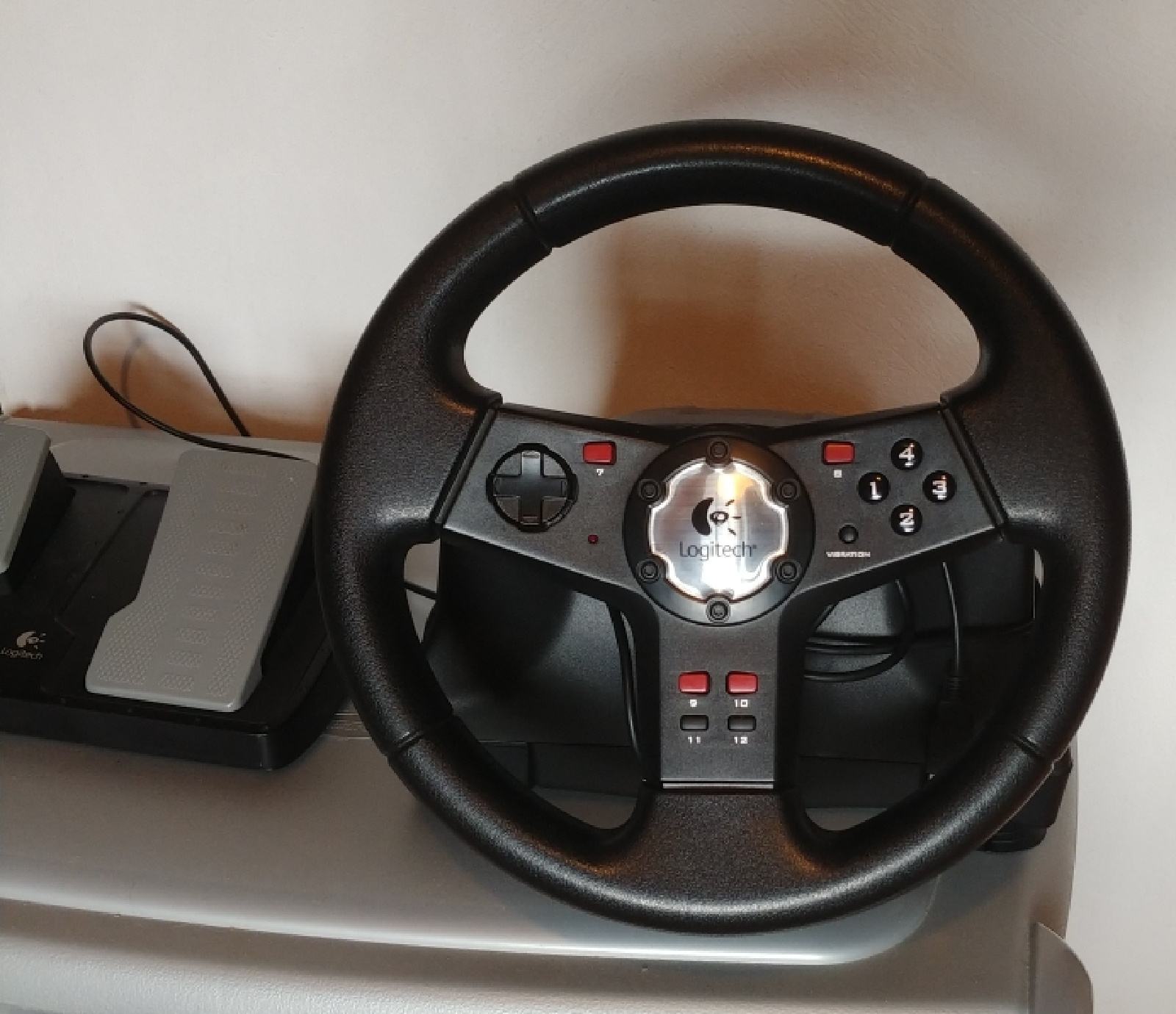 Logitech vibration feedback wheel