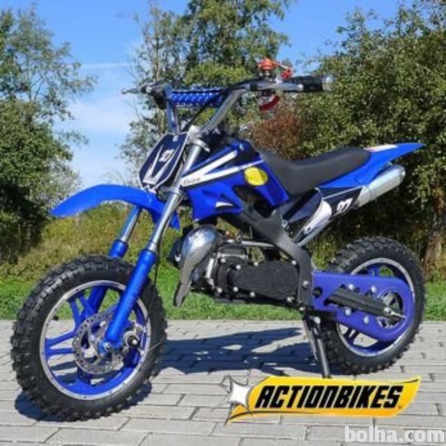 Delta otroški cross motor 49cc 2 takt / modra