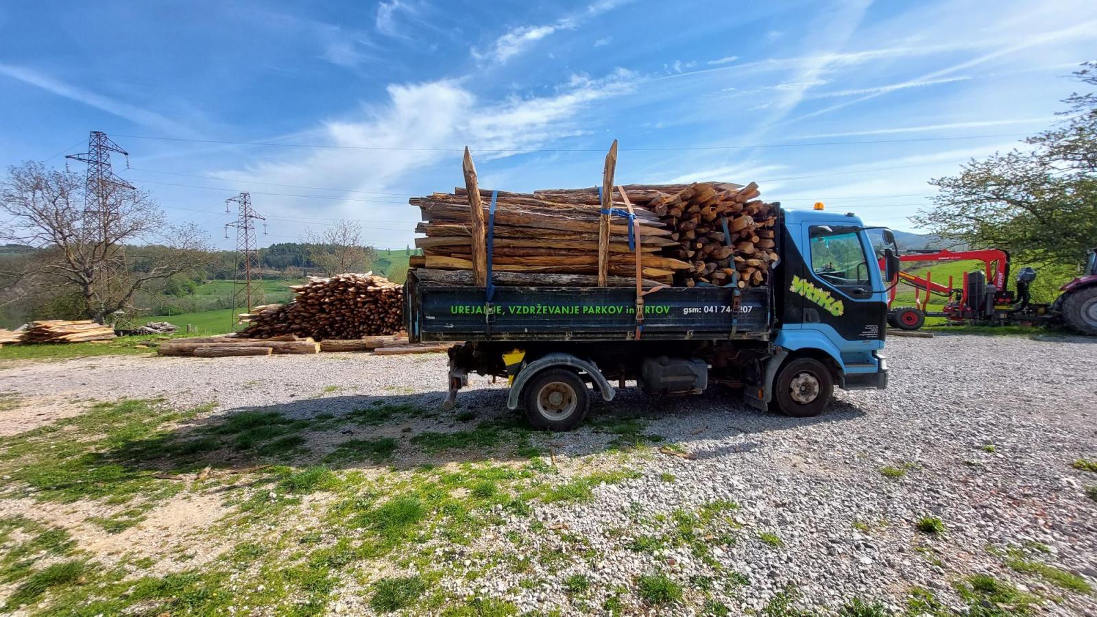 Ograjni stebri-koli Akacije
