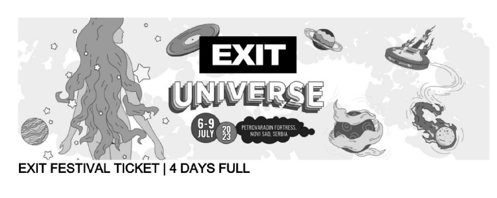 EXIT 2023 festival voucher za dve 4 dnevni vstopnici