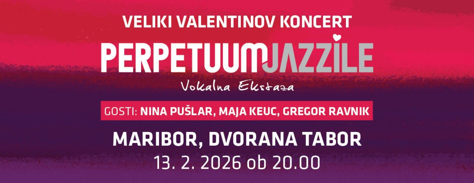 Prodam vstopnice za VELIKI VALENTINOV KONCERT – PERPETUUM JAZZILE!