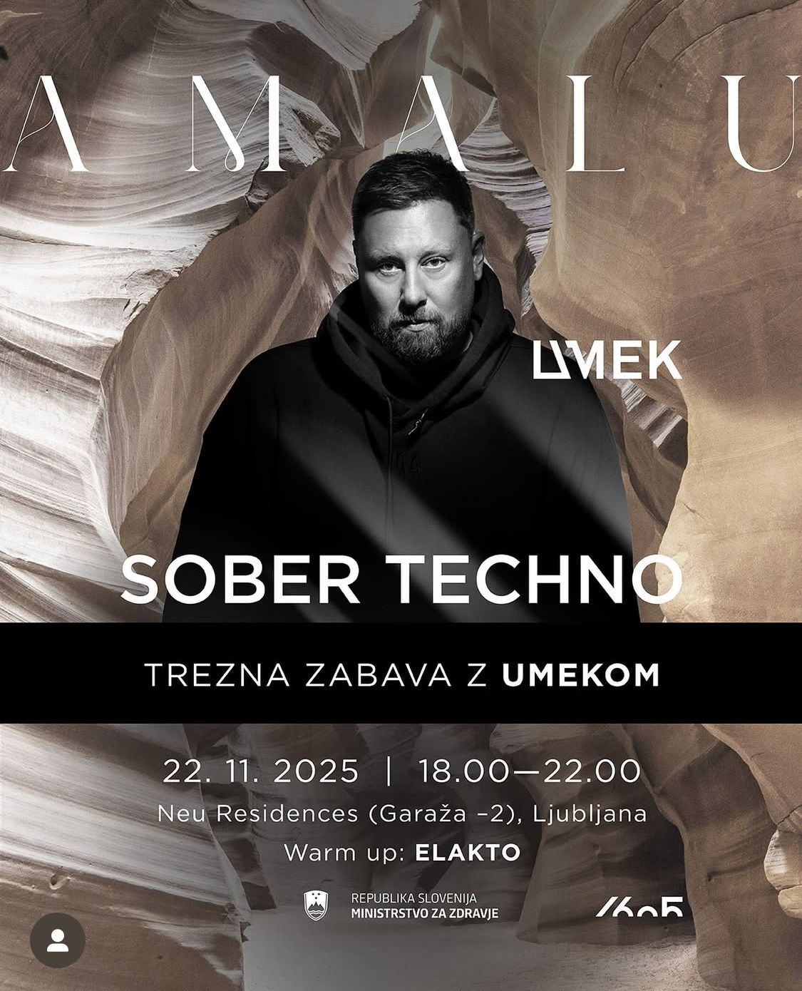 Umek: Sober Techno Party 22.11., 2x