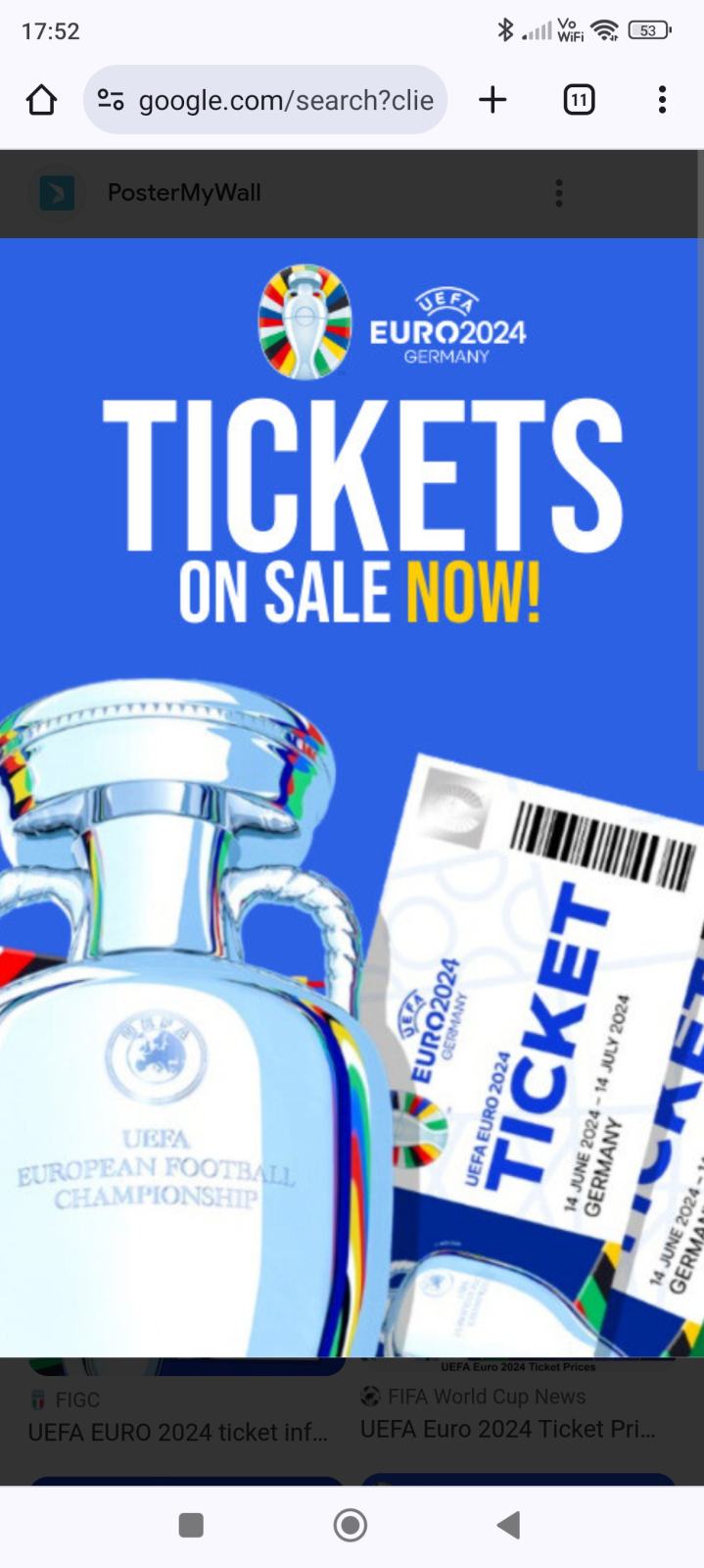 PRODAM 4KARTE ZA TEKMO SLOVENIJA -SRBIJA EURO 2024