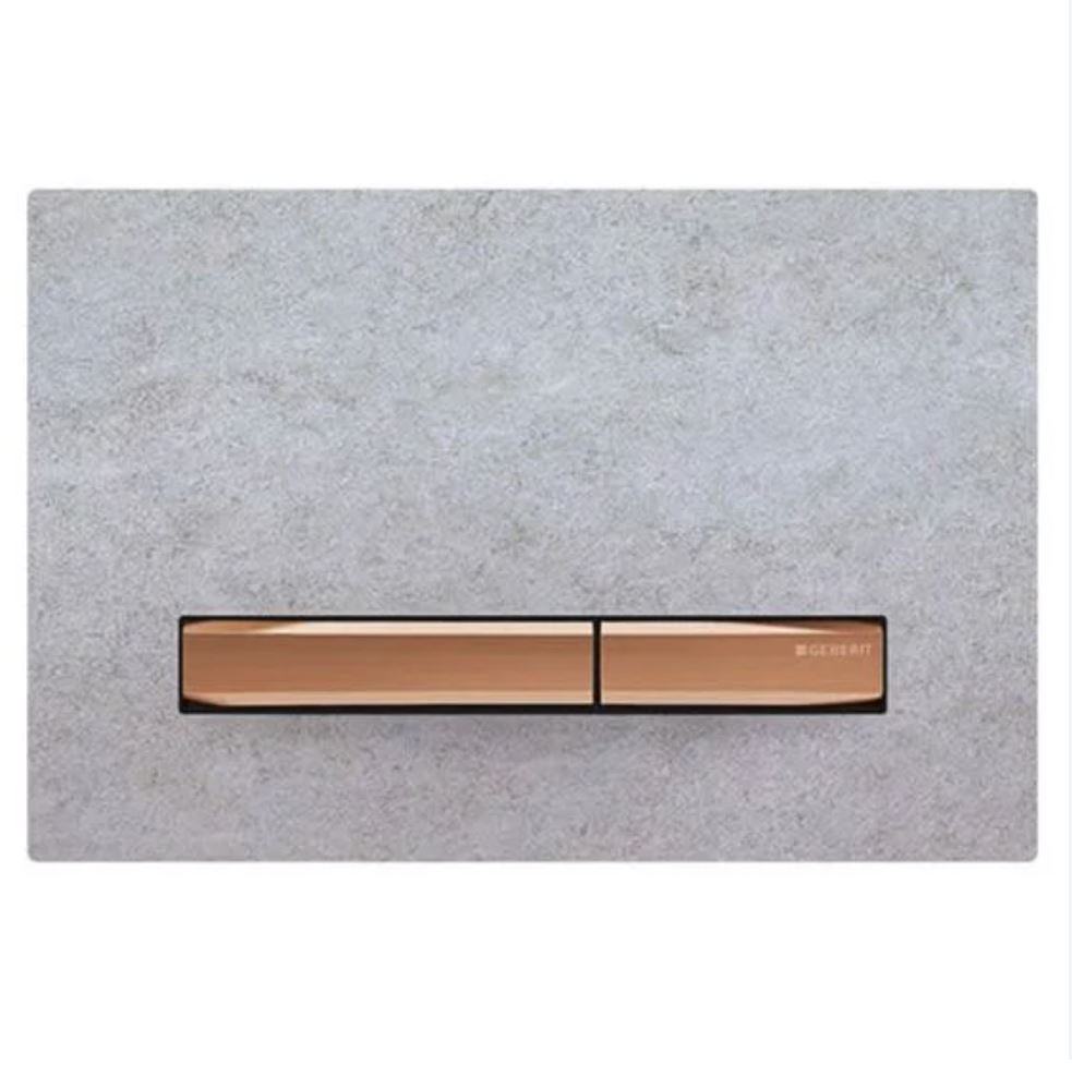 GEBERIT WC TIPKA SIGMA 50 RDEČE ZLATO /BETON