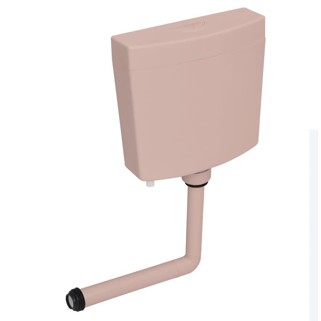 vidaXL WC kotliček 3/6 L barva lososa
