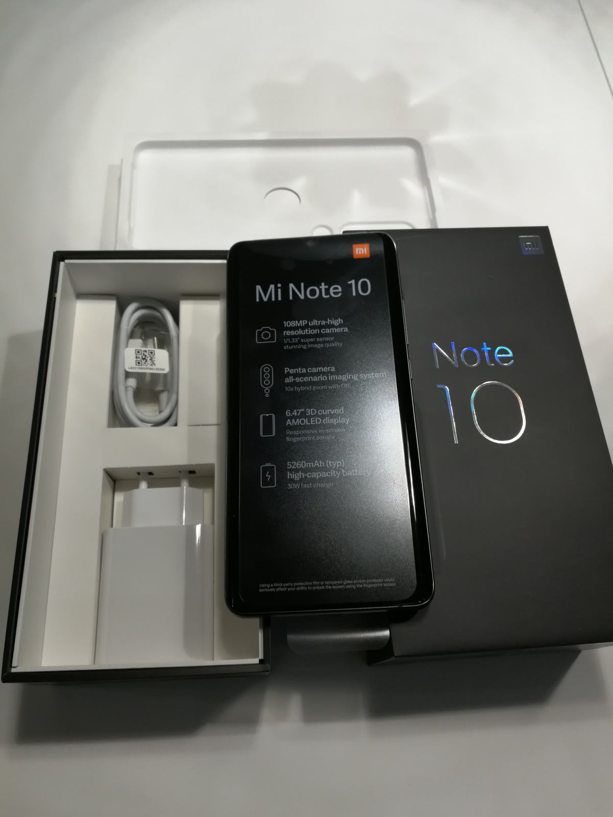 GSM Xiaomi Mi Note 10 Dual SIM, črn