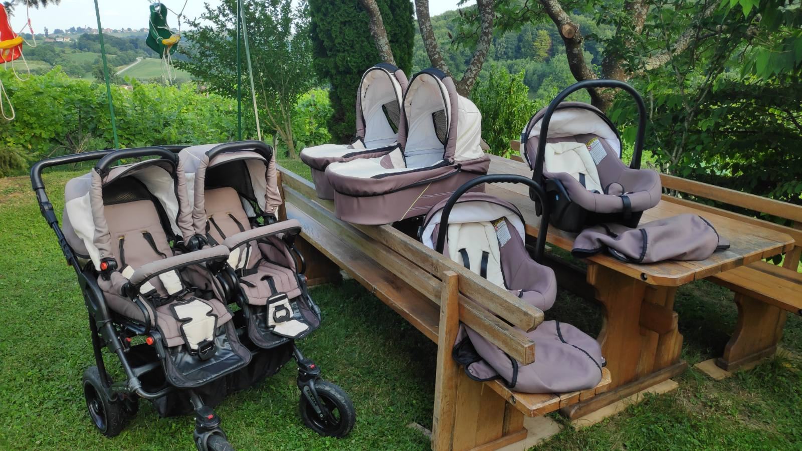 Voziček za dvojčka Dorjan Twin Sport