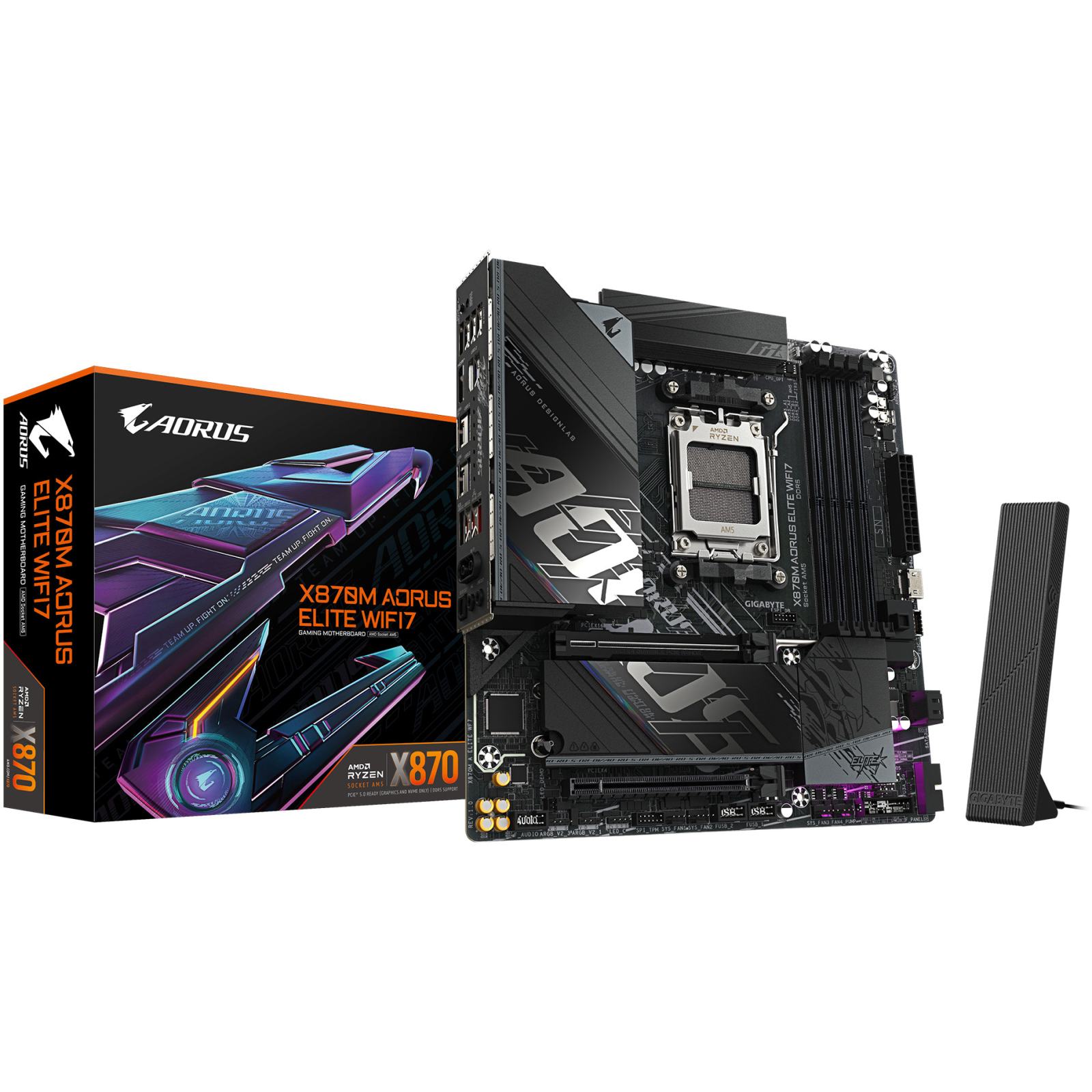 Gigabyte X870M AORUS ELITE WIFI7 (X870, AM5, ATX, DDR3)