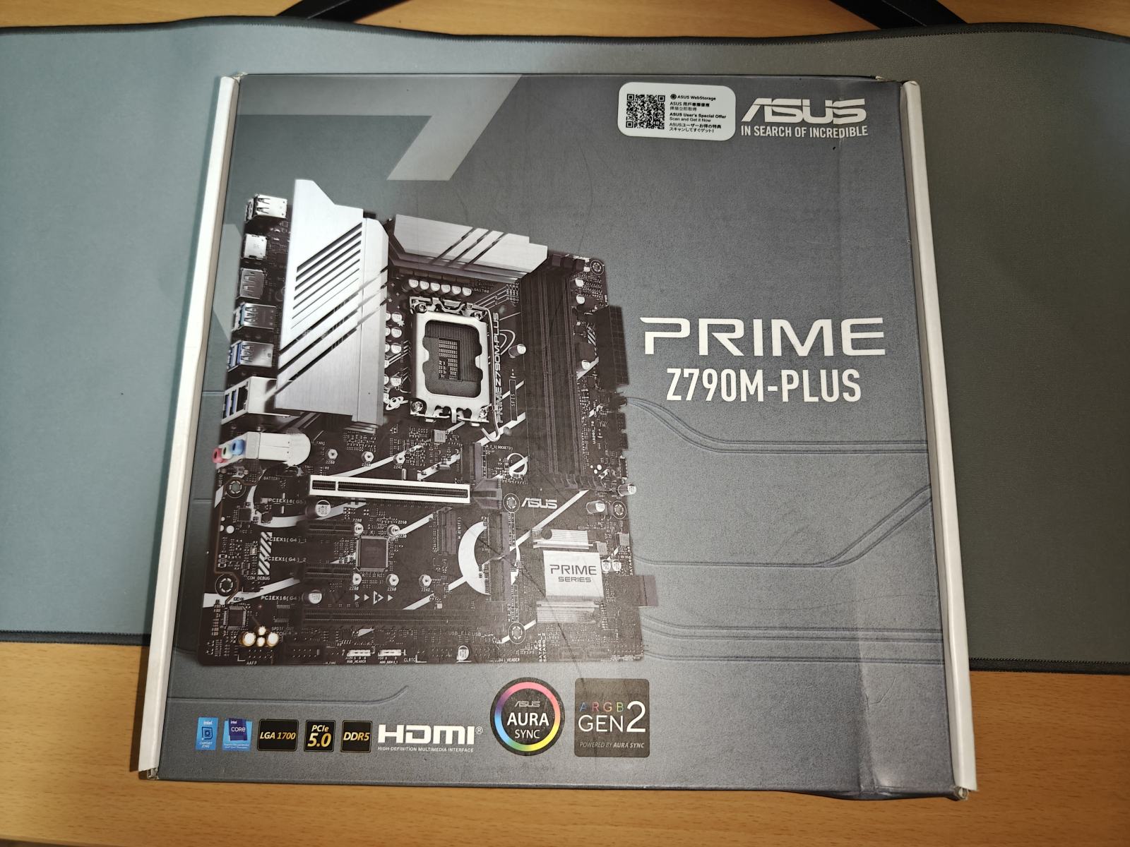 ASUS Prime Z790M-Plus LGA1700 DDR5 – NOVA, odprta škatla