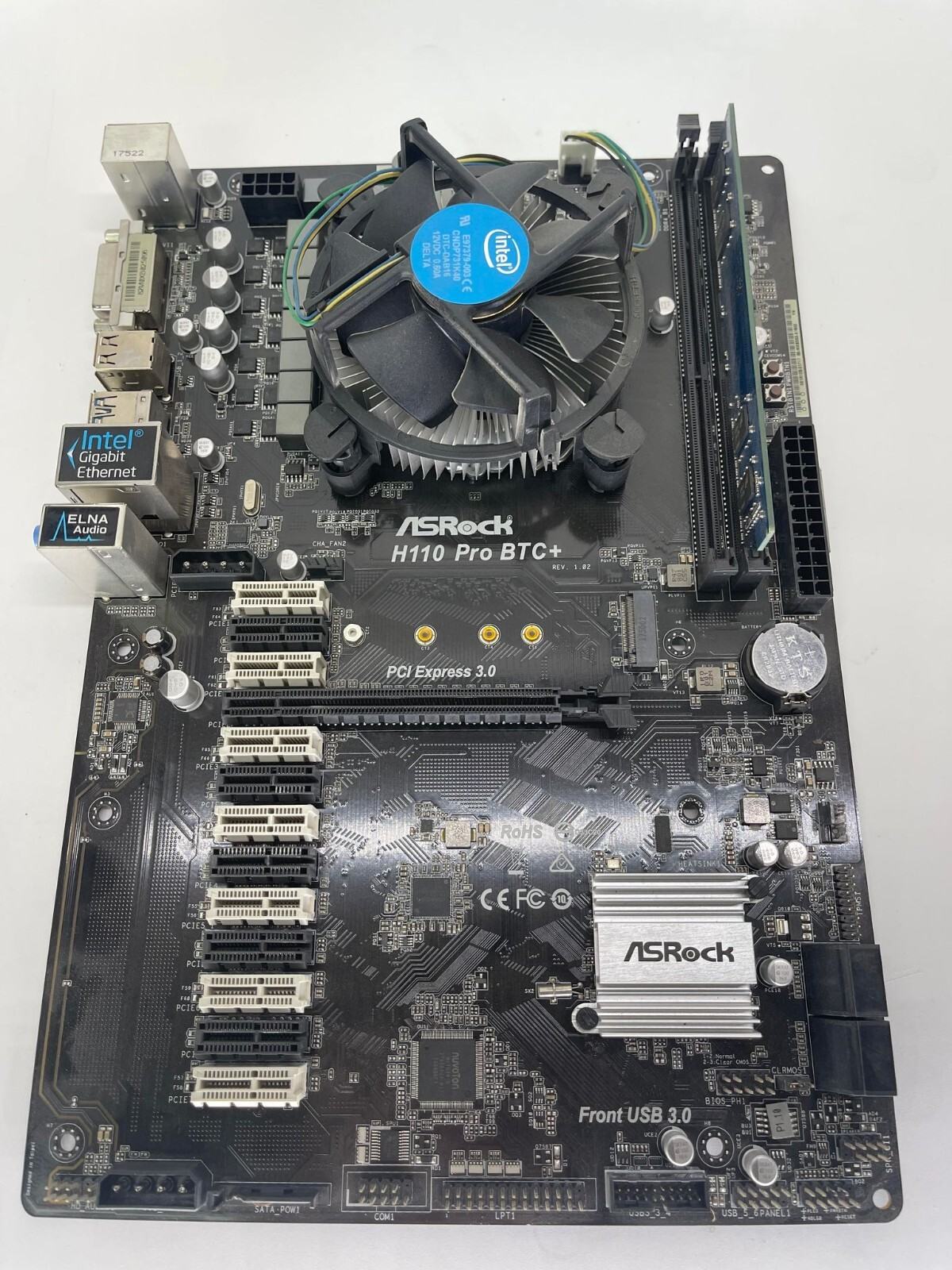 Matična asrock h110 pro btc+, +Intel Core i5 6400T+cooler