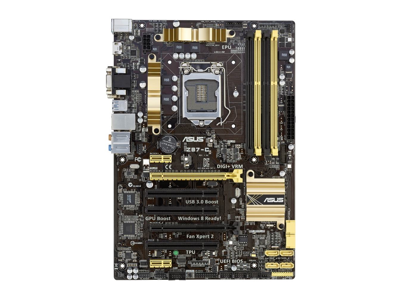 MATIčNA OSNOVNA PLOŠčA SOCKET 1150 INTEL, ASUS Z87-C, IN PROCESOR i7 4