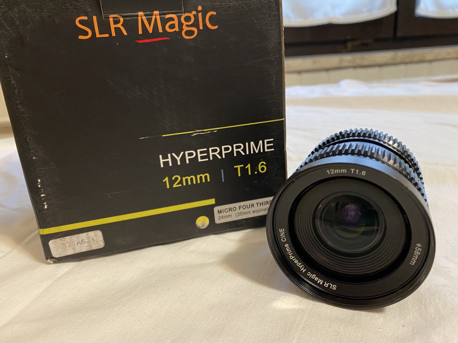 Slr magic 12mm T1.6 Hyperprime Cine m4/3 (Panasonic,Bmpcc,..)