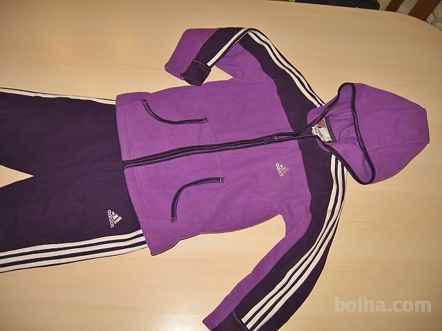 Otroška trenerka Adidas št.104 - flis,viola