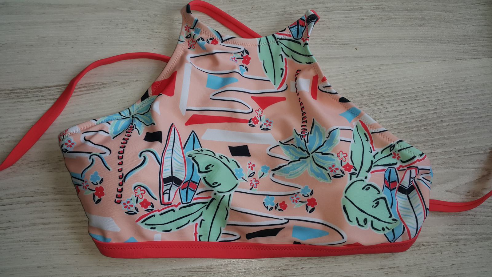 Tankini, zgornji del kopalk, nenošeno XS