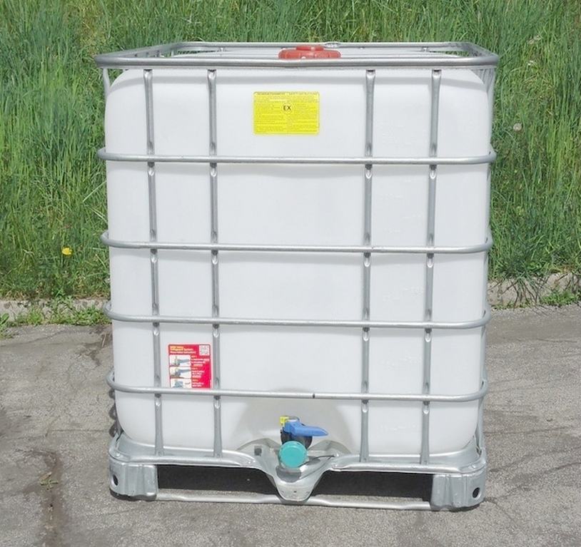 Cisterna ibc kontejner, zbiralnik, (kot nova - glej opis oglasa)