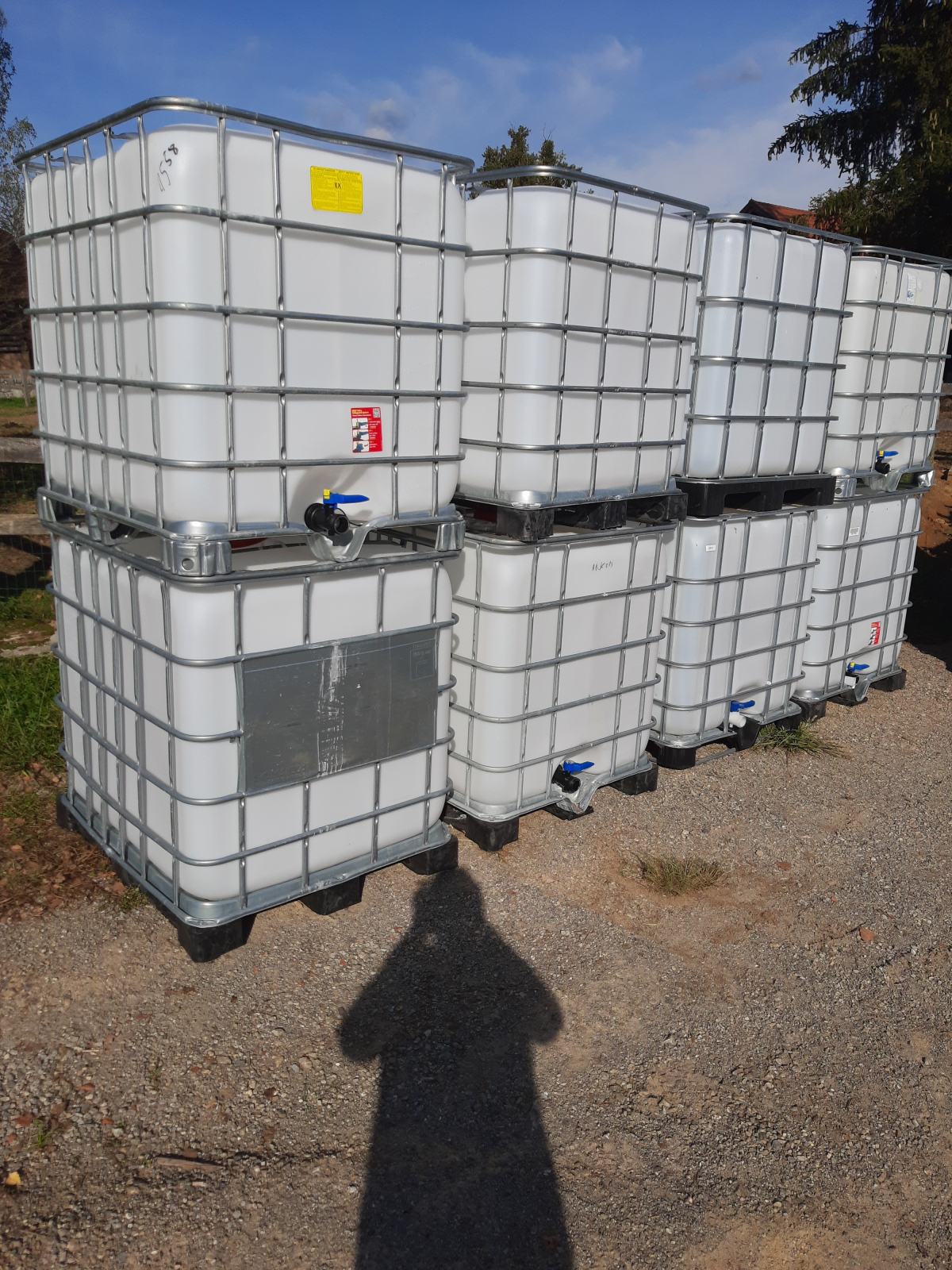 ibc kontejner 1000l cisterna 1000 l ČISTE!!!