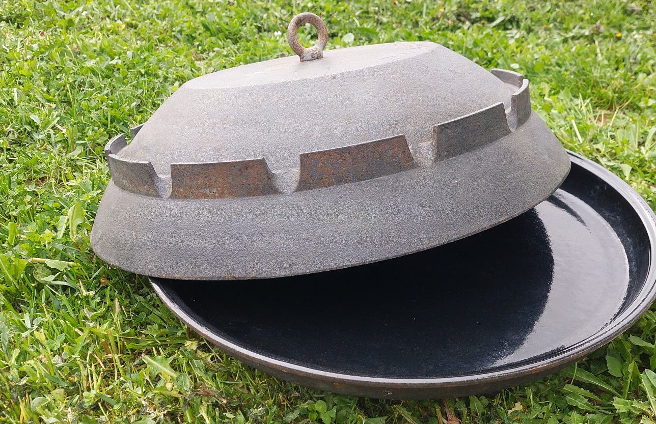 Litoželezna Podpeka - Sač 50 cm Plamen z emajliranim spodnjim delom