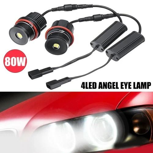 2x 80W LED Angel Eyes za BMW E39 E53 E60 E63 E65, X3, X5, E83 E87