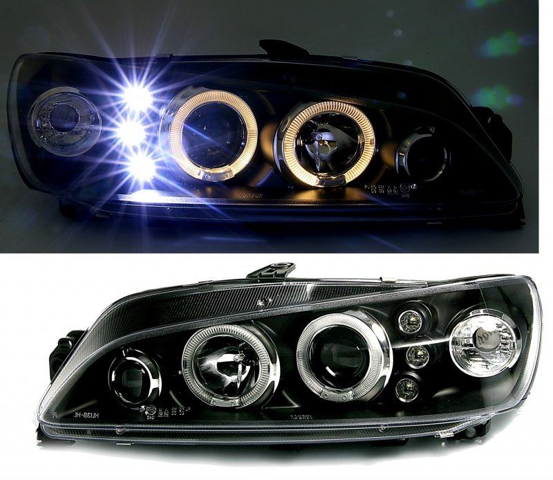 Angel eyes žarometi Peugeot 306 97-01 črni