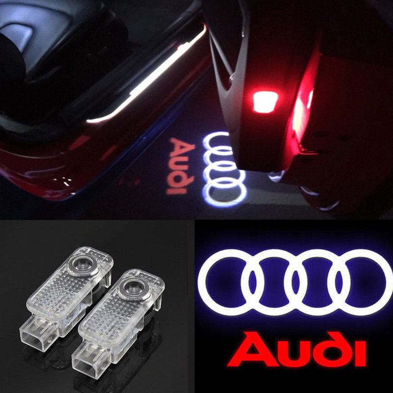 LED laser logo osvetlitev vrat AUDI