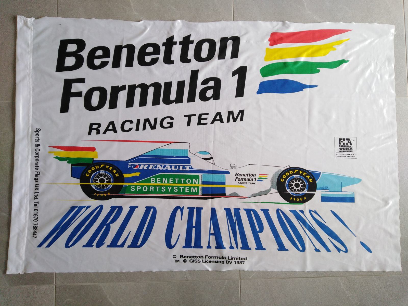 Zastava Benetton formula 1