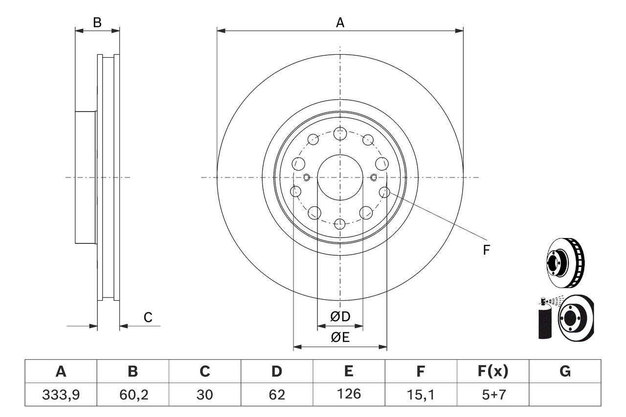 ZAVORNI DISK BOSCH 0 986 479 J03