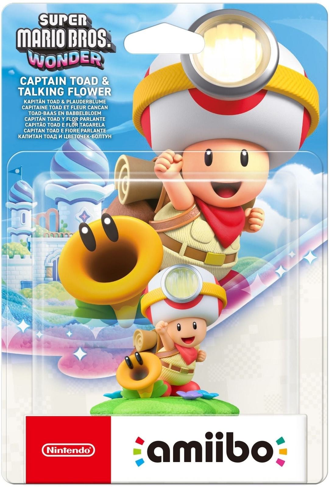 Amiibo Captain Toad & Talking Flower (Super Mario Bros Wonder) - novo