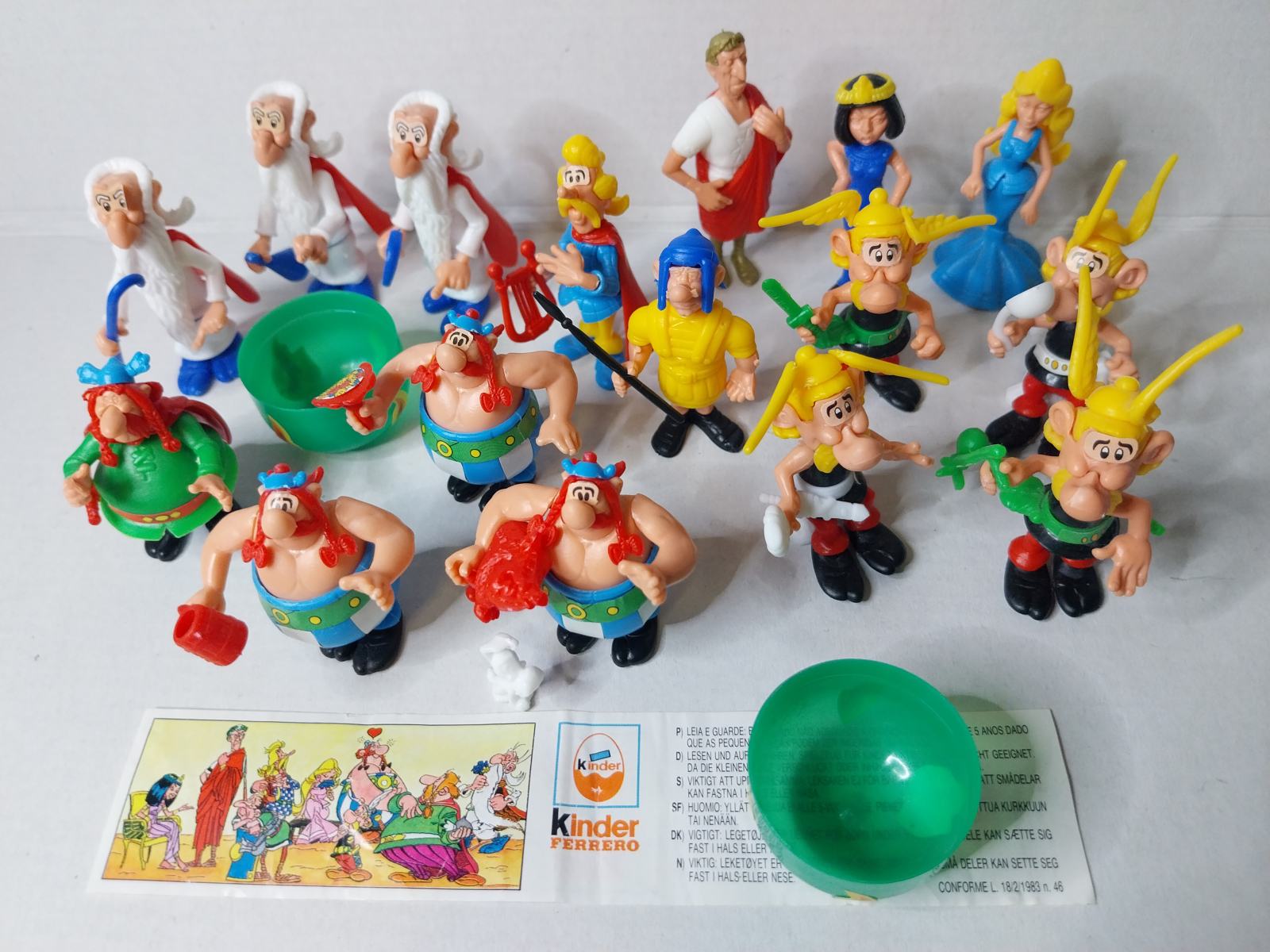 Kinder set Asterix 1990